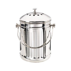 Stainless Steel Compost Pail | Uncle Jim's Worm Farm