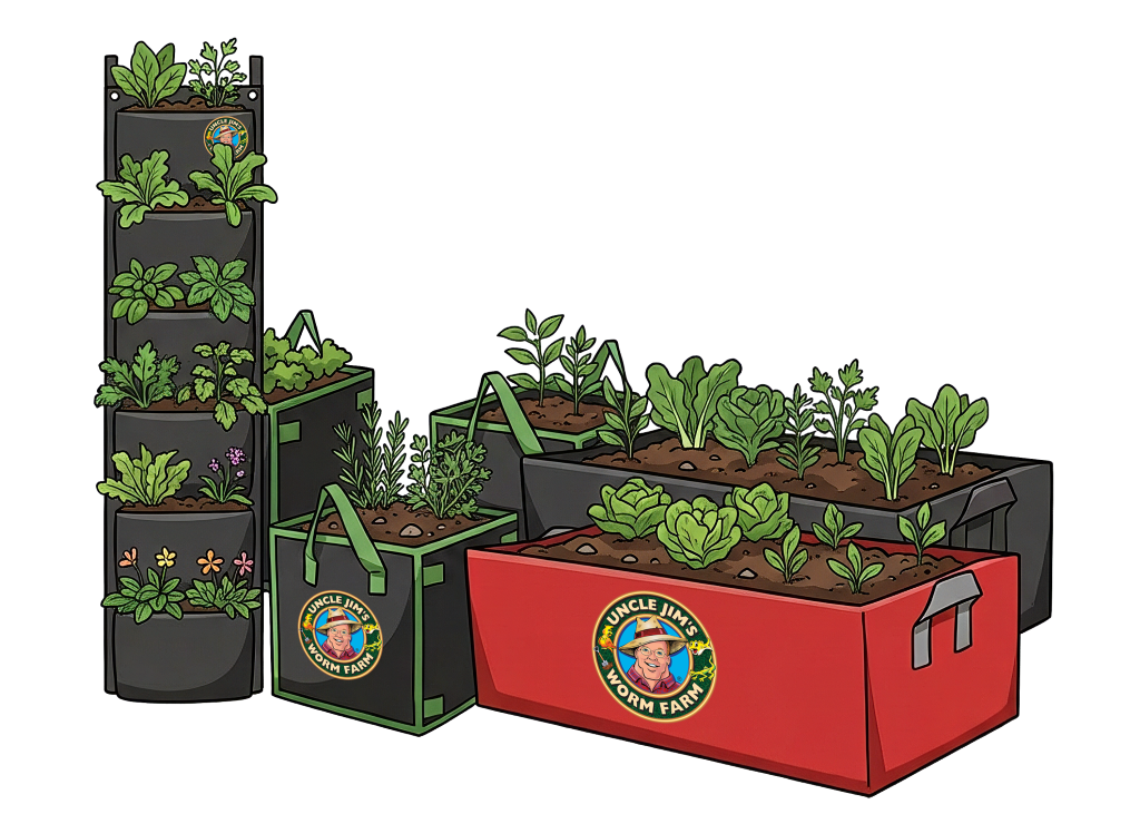 Planters - Grow Bags - Soil Stuff Archives - Uncle Jim's Worm Farm